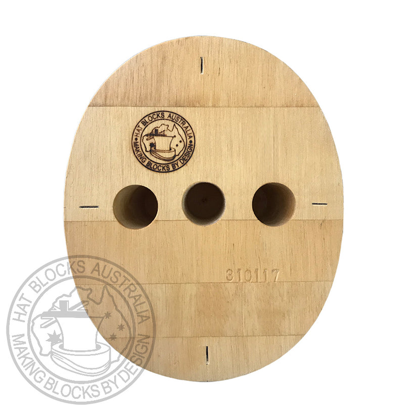 Open crown block – Hat Blocks Australia